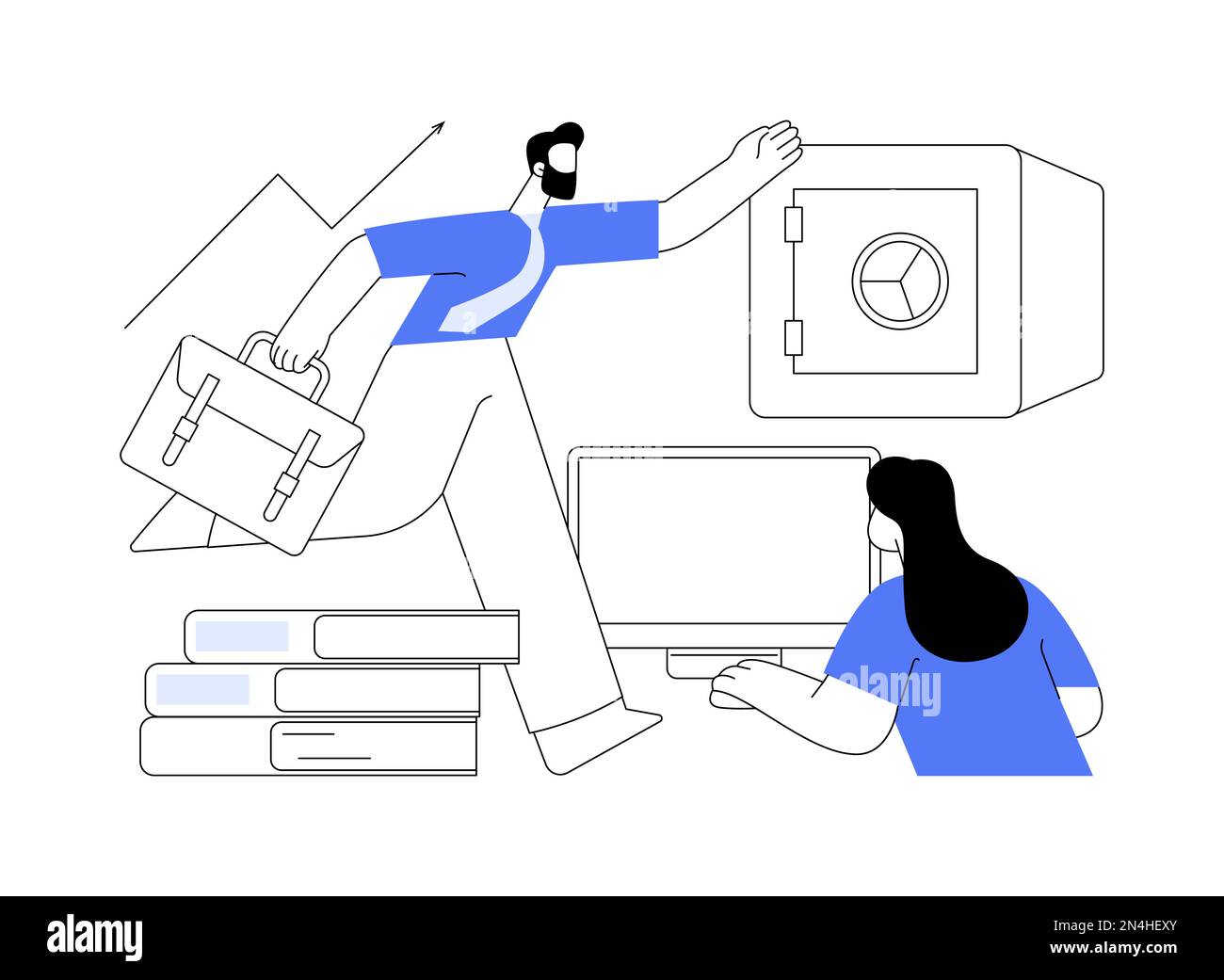 Generation X abstract concept vector illustration Stock Vector Image ...