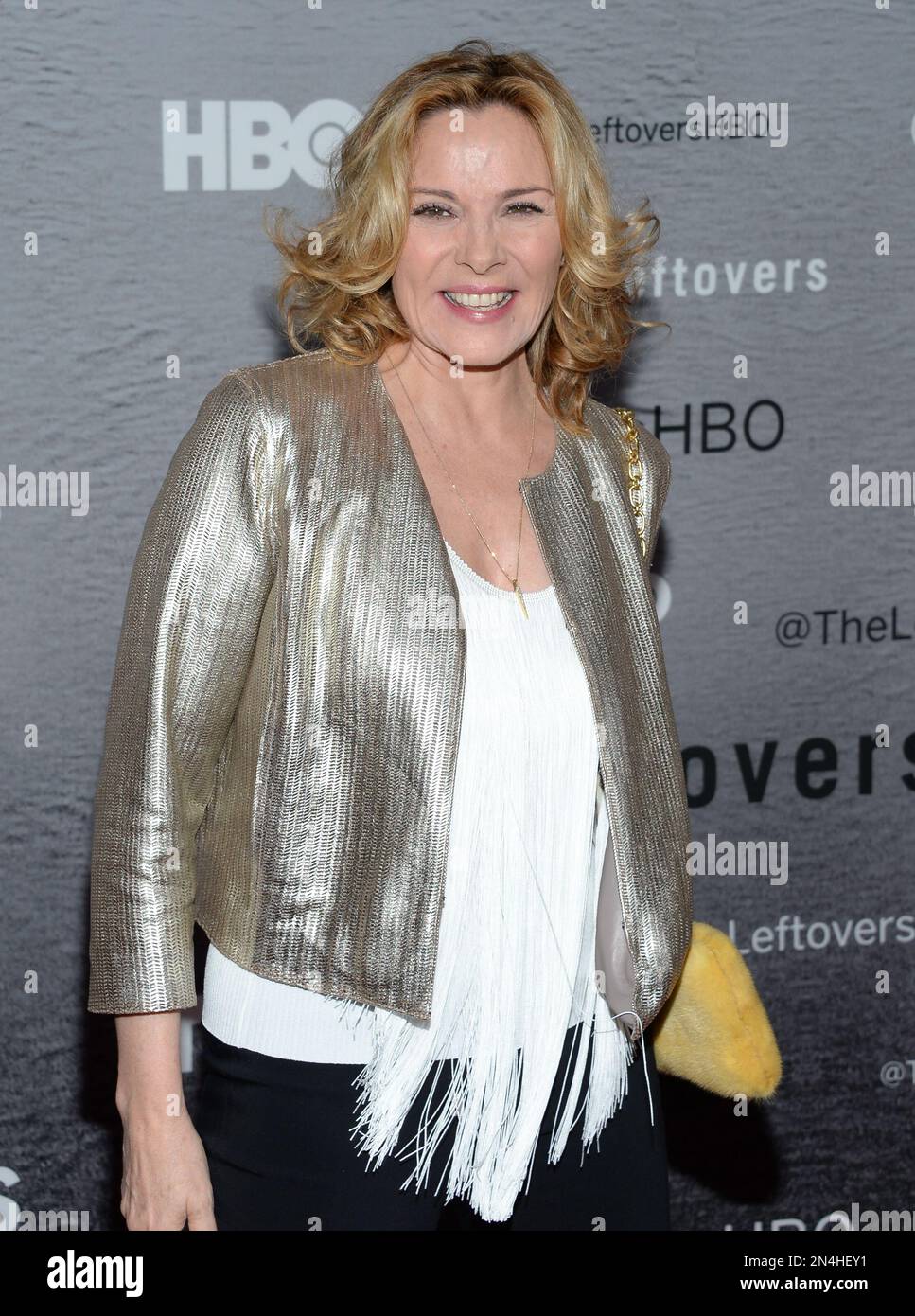 Kim Cattrall attends HBO's "The Leftovers" season premiere at the NYU ...