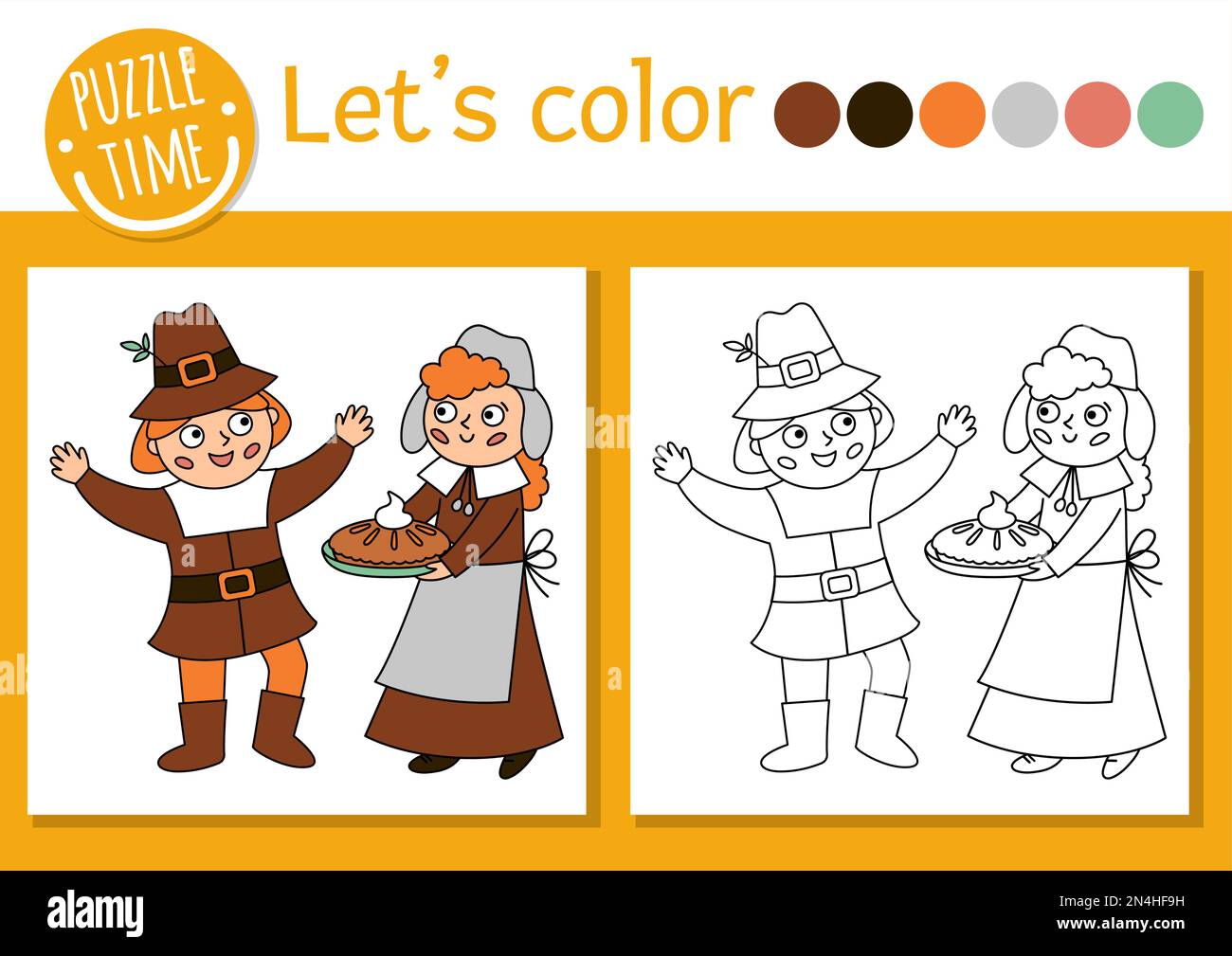 The pilgrims school Stock Vector Images - Alamy
