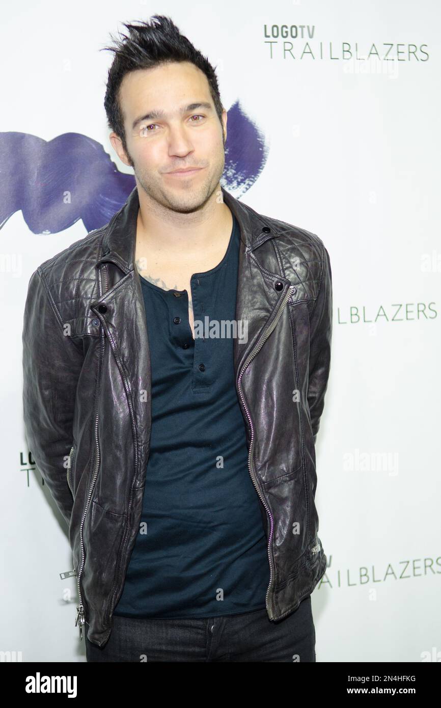 Pete Wentz attends Logo TV's "Trailblazers" pride event at The ...