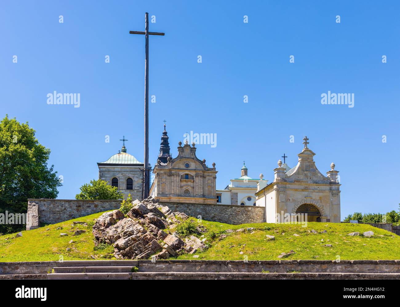 Swiety Krzyz, Poland - June 5, 2022: Lysa Gora, Swiety Krzyz mount ...