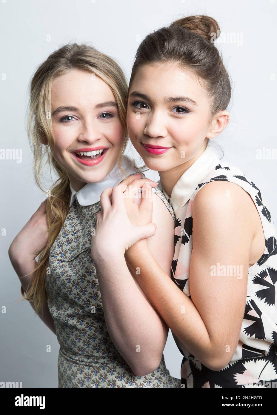From left, Sabrina Carpenter and Rowan Blanchard, actors from the ...