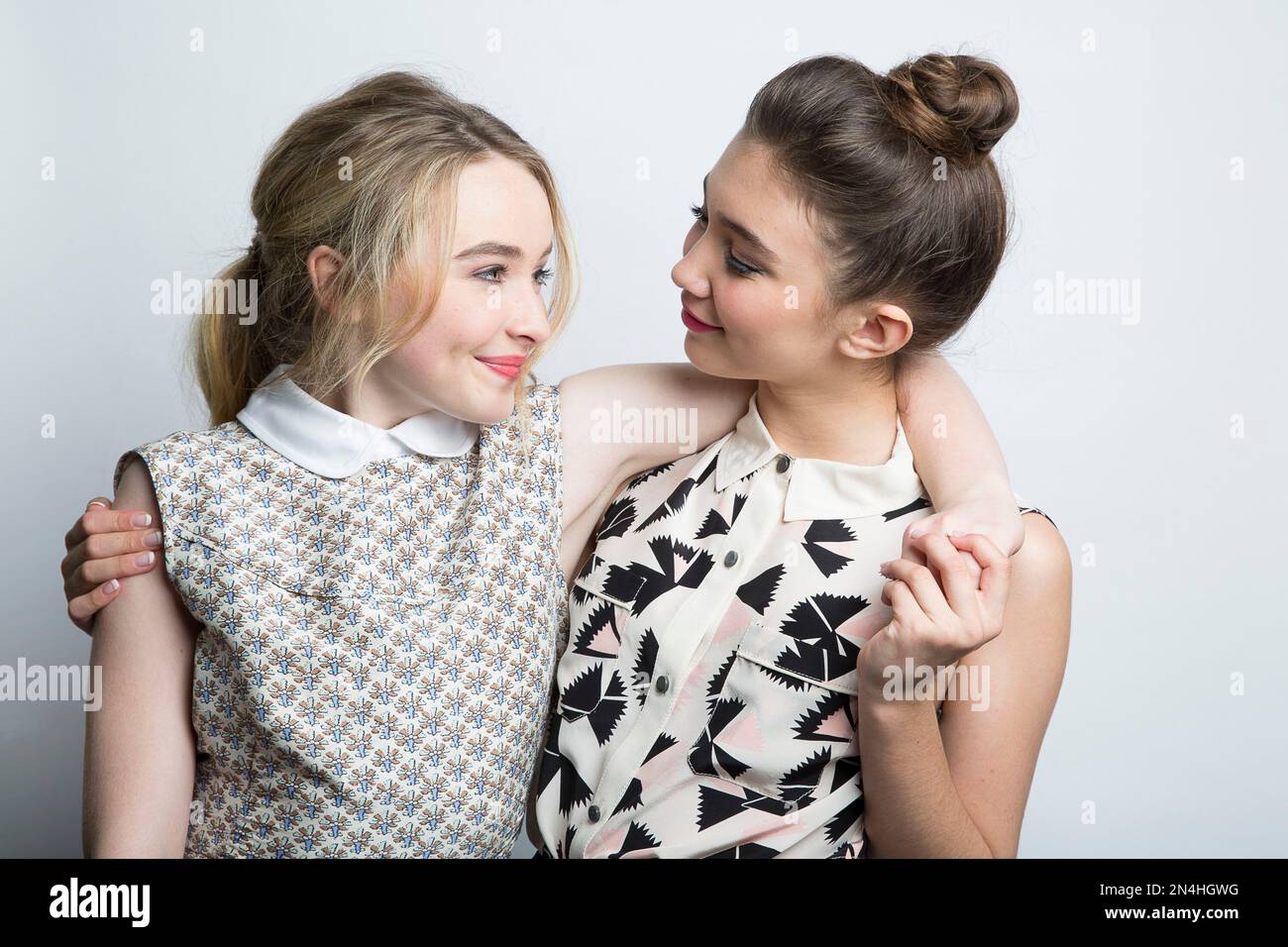 From left, Sabrina Carpenter and Rowan Blanchard, actors from the ...