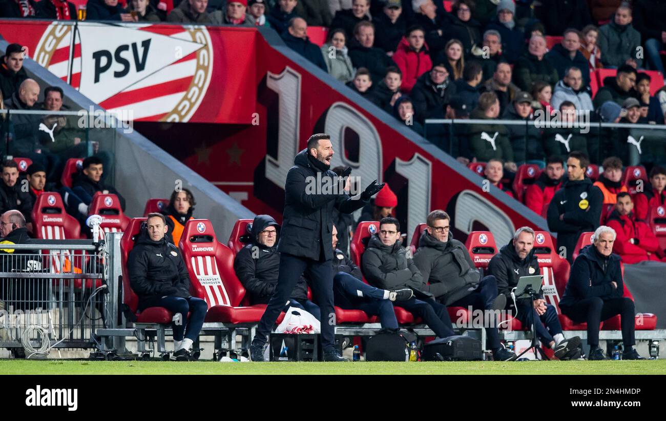 EINDHOVEN - (m) PSV coach Ruud van Nistelrooij during the round of 16 ...