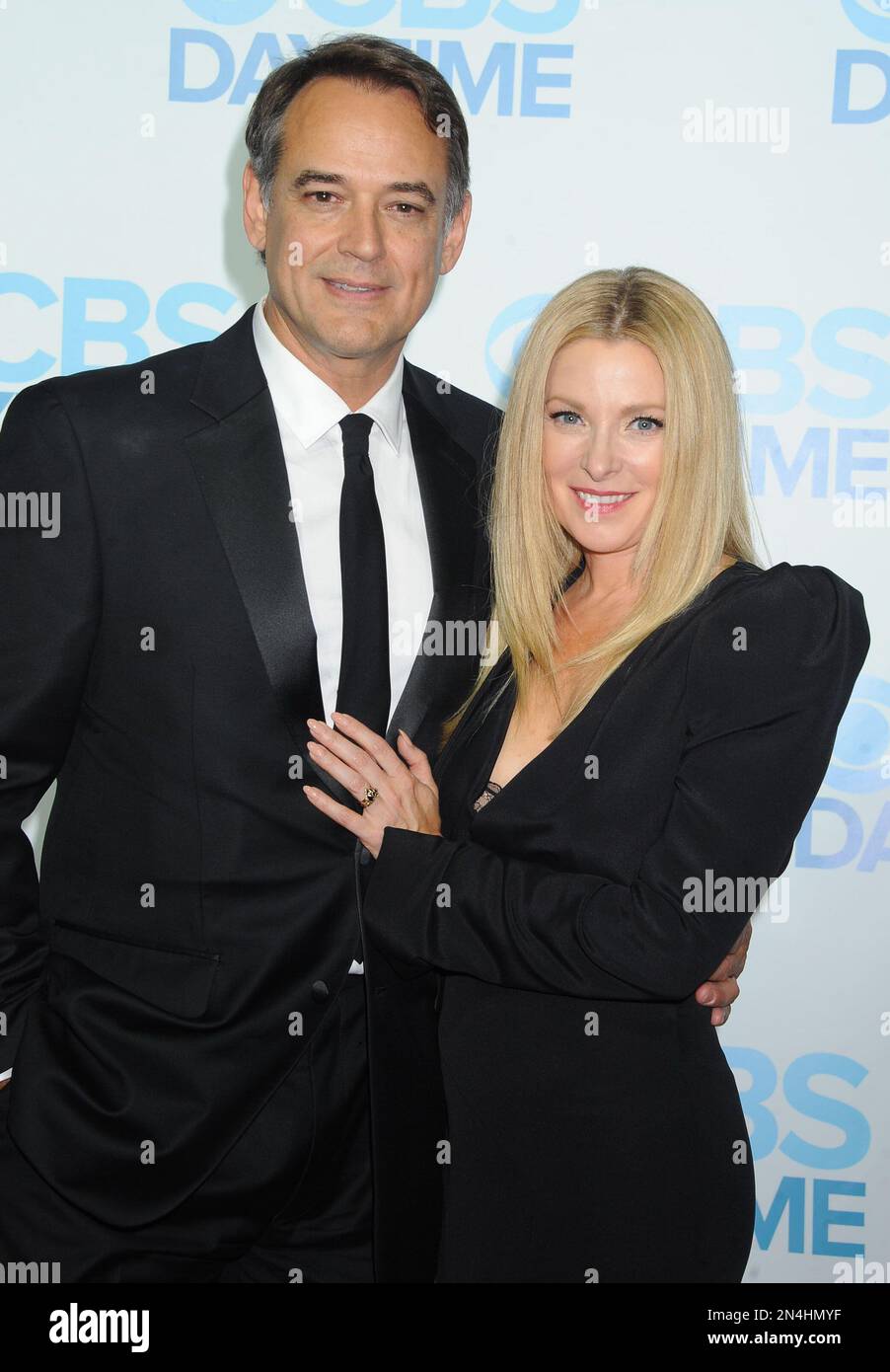 Jon Lindstrom, at left, and Cady McClain arrives at The CBS Daytime ...