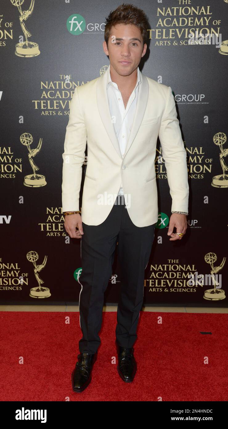 Casey Moss arrives at the 41st annual Daytime Emmy Awards at the ...