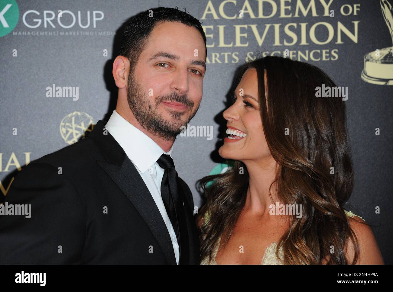 Matt Katrosar, left, and Melissa Claire Egan arrive at the 41st annual ...