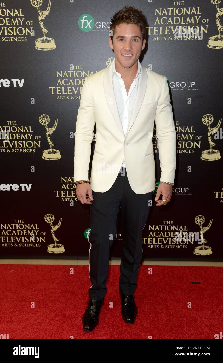 Casey Moss arrives at the 41st annual Daytime Emmy Awards at the ...