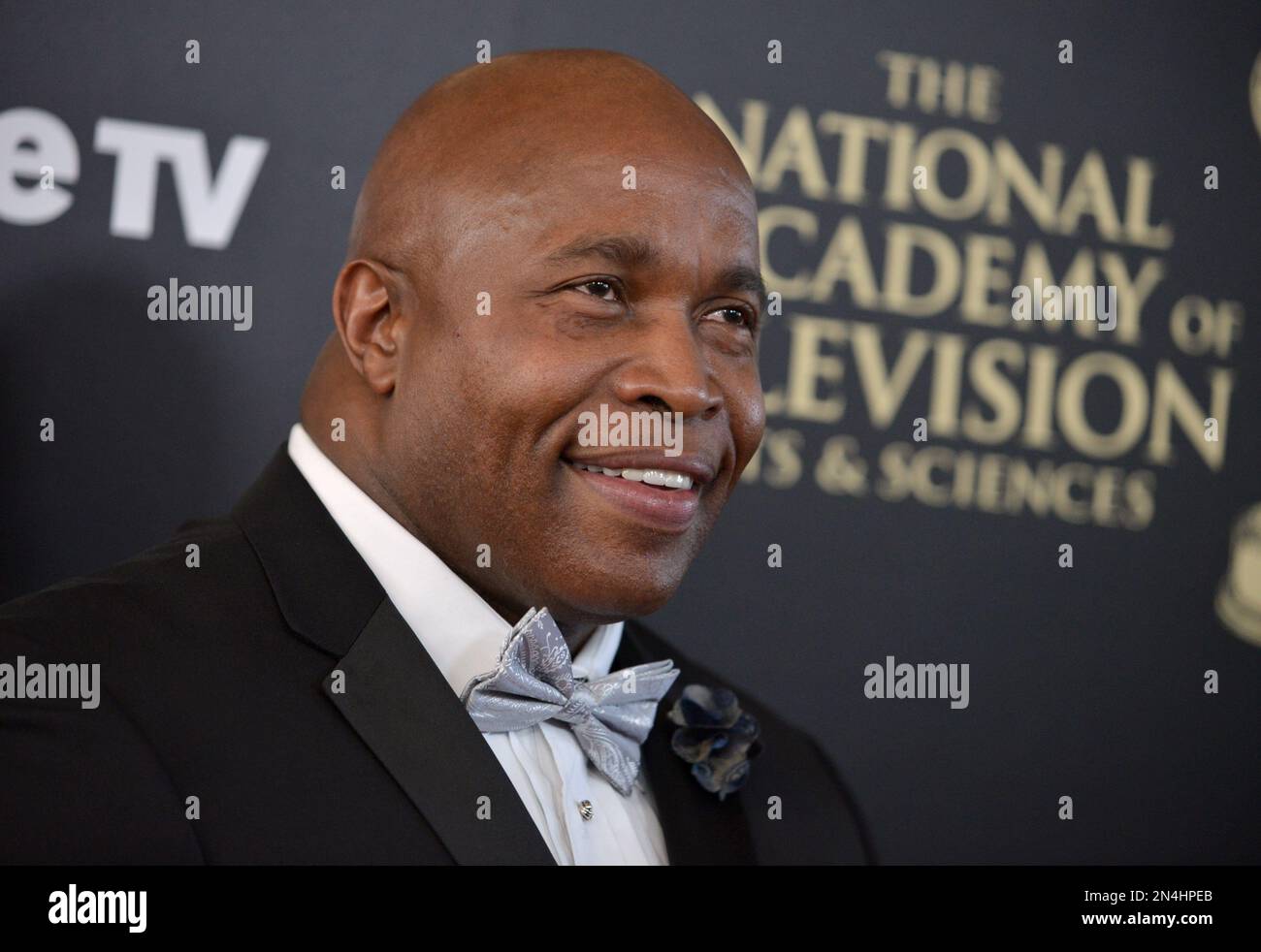 Renard Spivey arrives at the 41st annual Daytime Emmy Awards at the ...