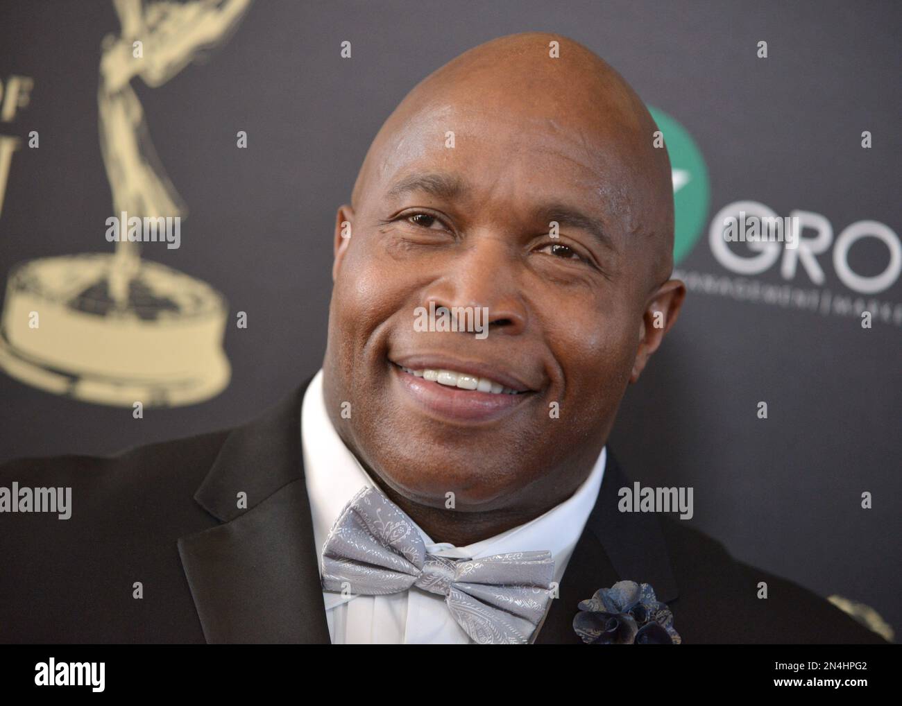 Renard Spivey arrives at the 41st annual Daytime Emmy Awards at the ...