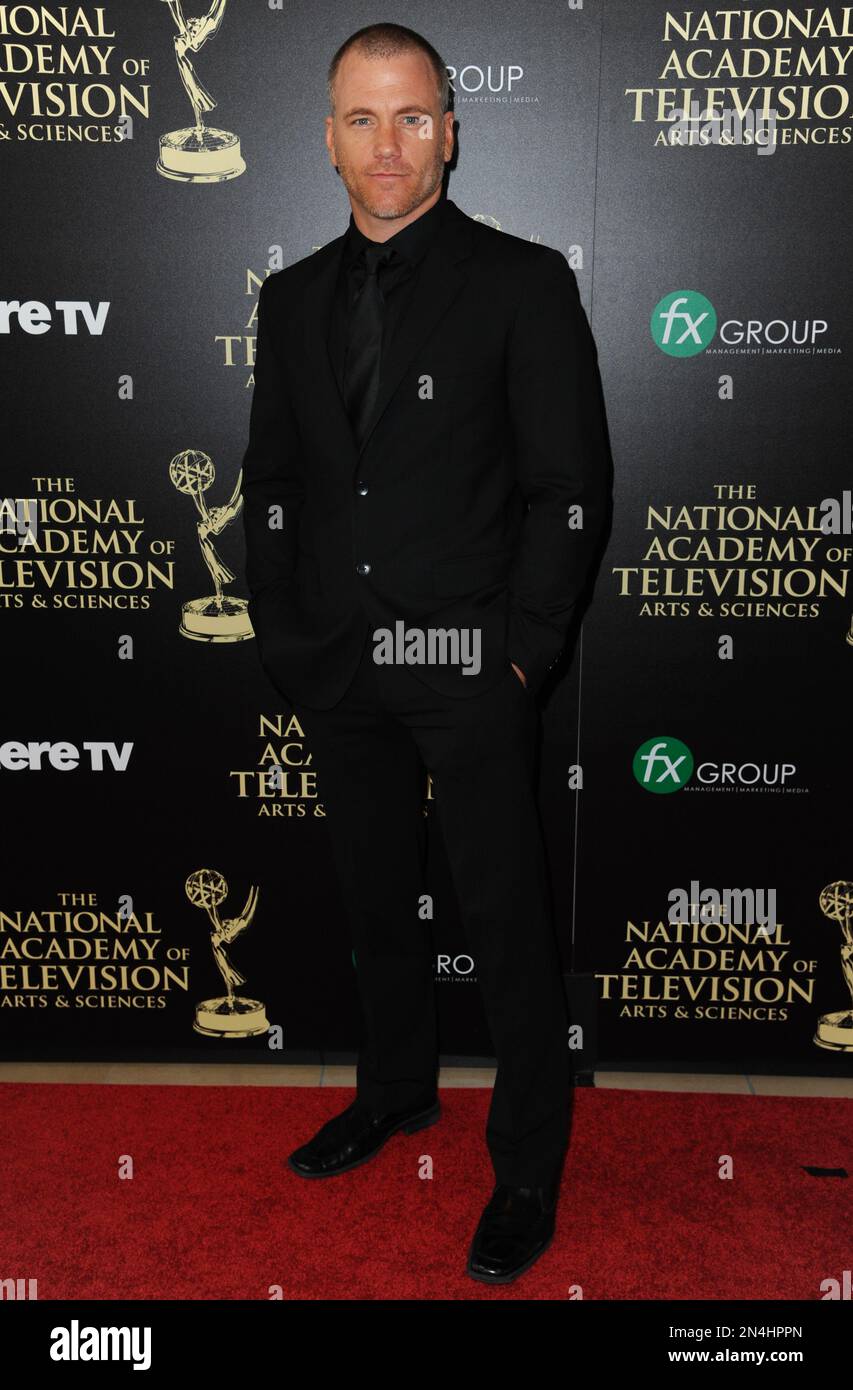 Sean Carrigan arrives at the 41st annual Daytime Emmy Awards at the ...