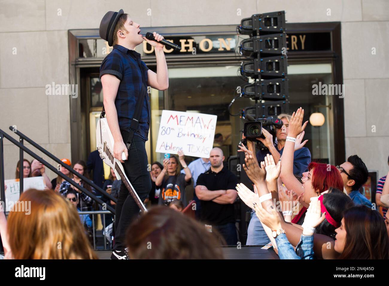Fall Out Boy member Patrick Stump performs on NBC's "Today" show on ...