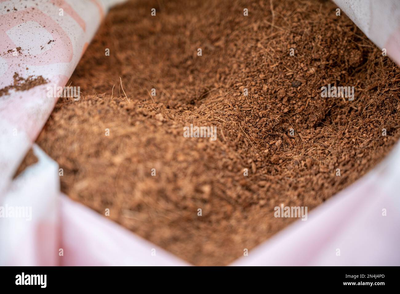 Bags of soil in greenhouse in Almeria, ÒThe European Vegetable Garden,Ó ...