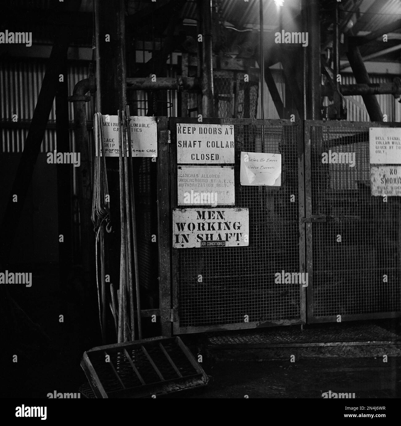 This is an interior view of the facility on Amchitka Island, Alaska ...
