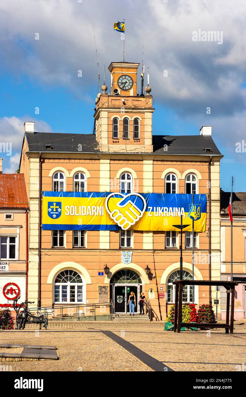 Skierniewice, Poland - June 14, 2022: Historic Town Hall palace at Main ...