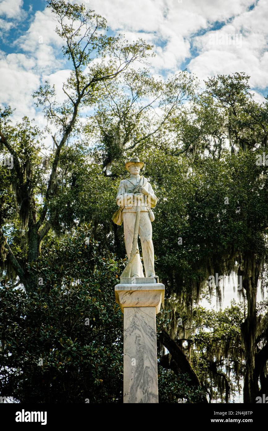 Confederate Memorial, Four Freedoms Park, Madison, Florida Stock Photo ...