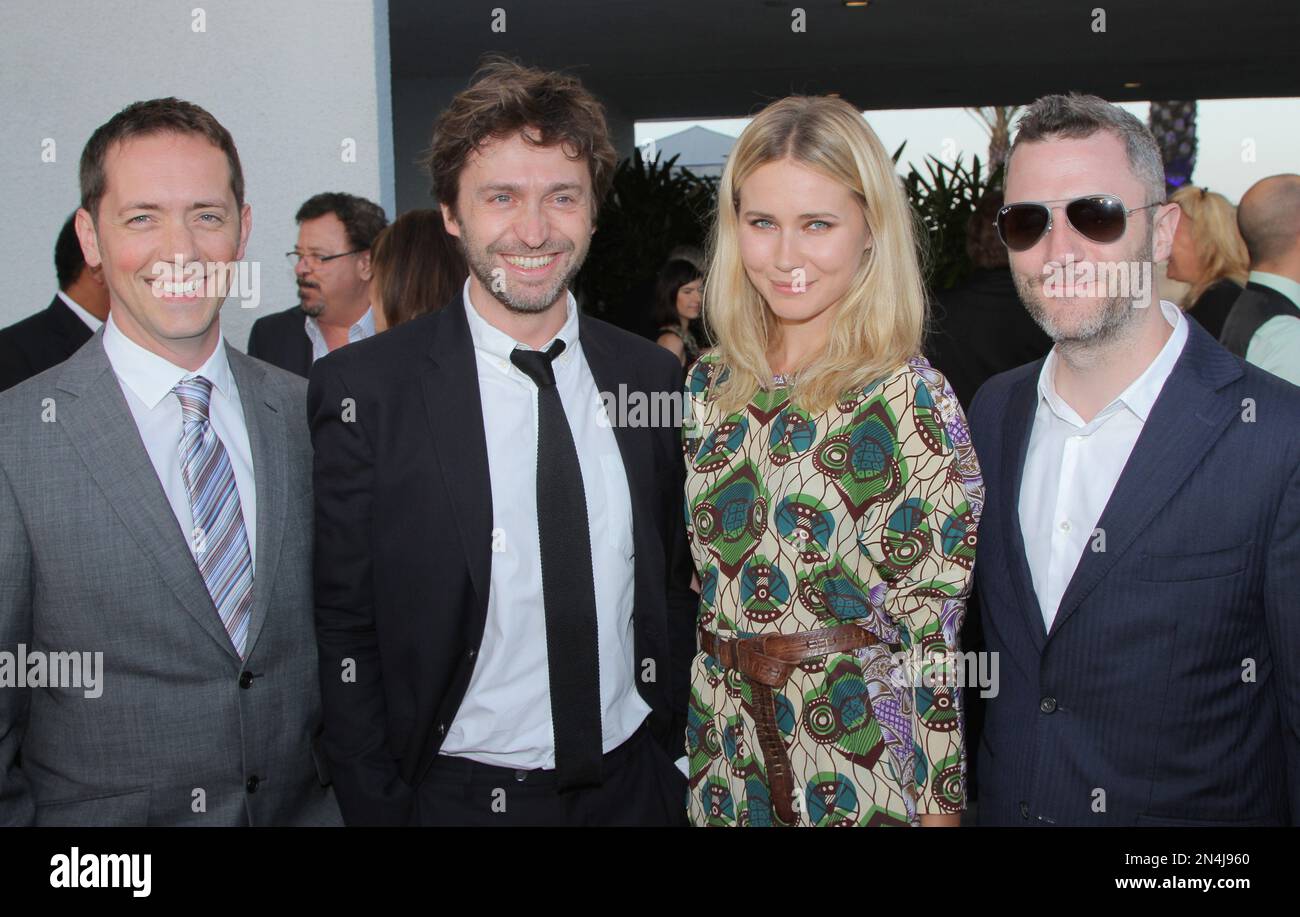 EXCLUSIVE - Nick Ostler, and from left, Justin Trefgarne, Anna Korzun ...