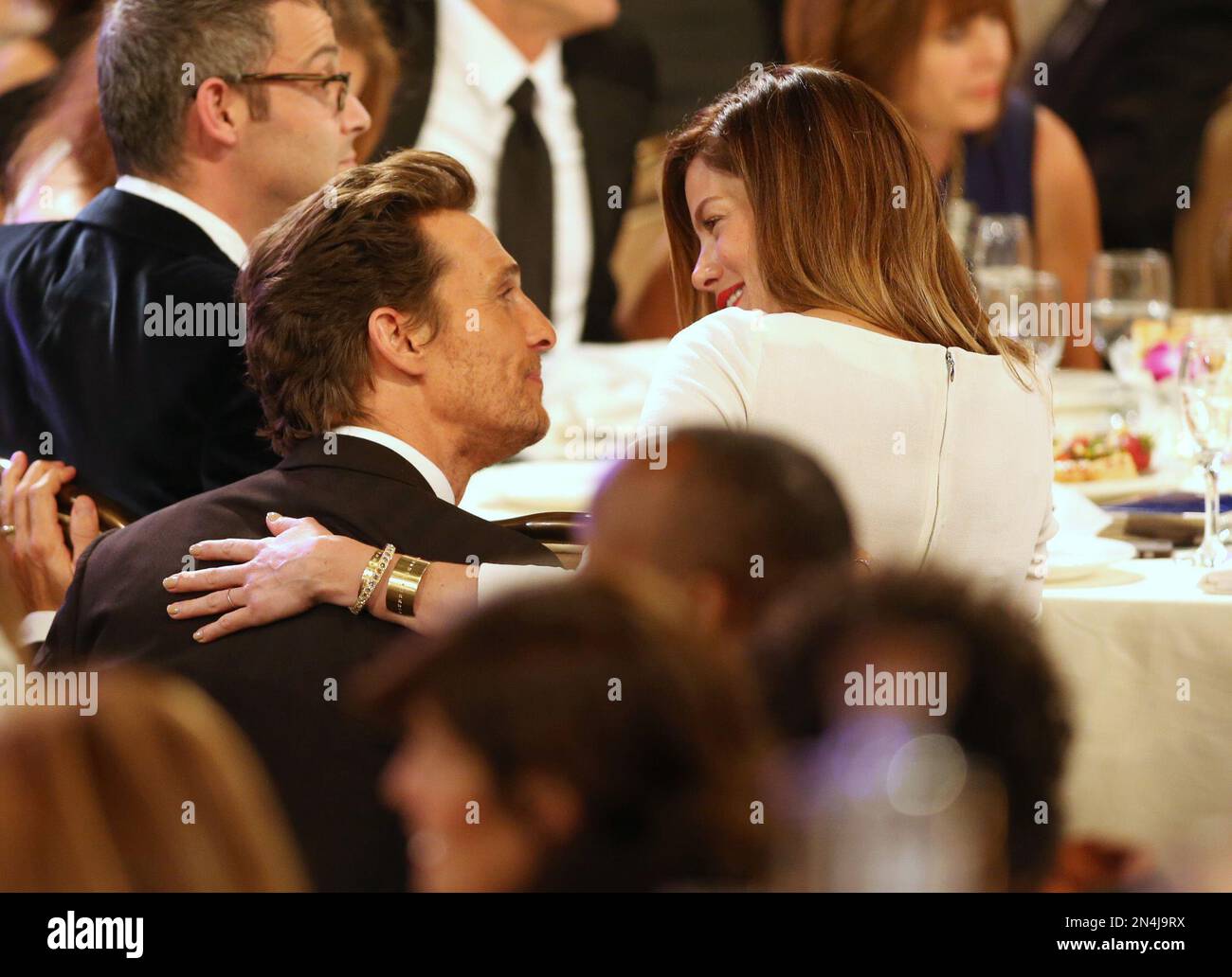 Matthew McConaughey, left, and Michelle Monaghan at the Critics' Choice ...