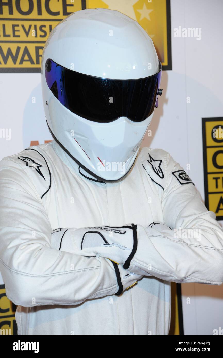 The Stig arrives at the Critics' Choice Television Awards at the ...
