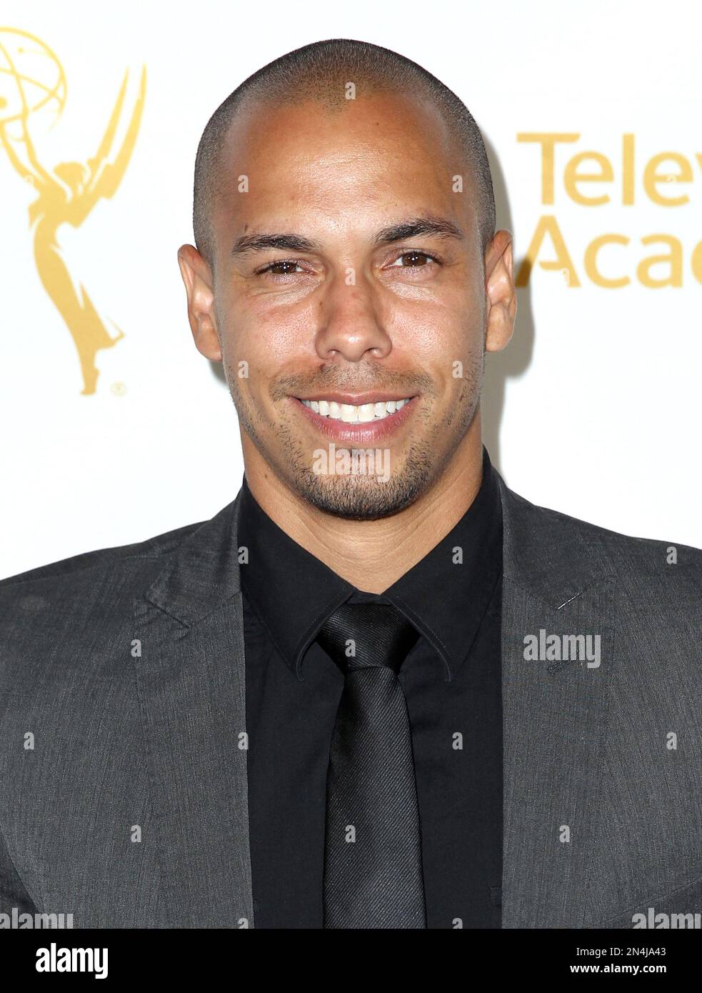 Bryton James arrives at the 2014 Daytime Emmy Nominee Reception ...