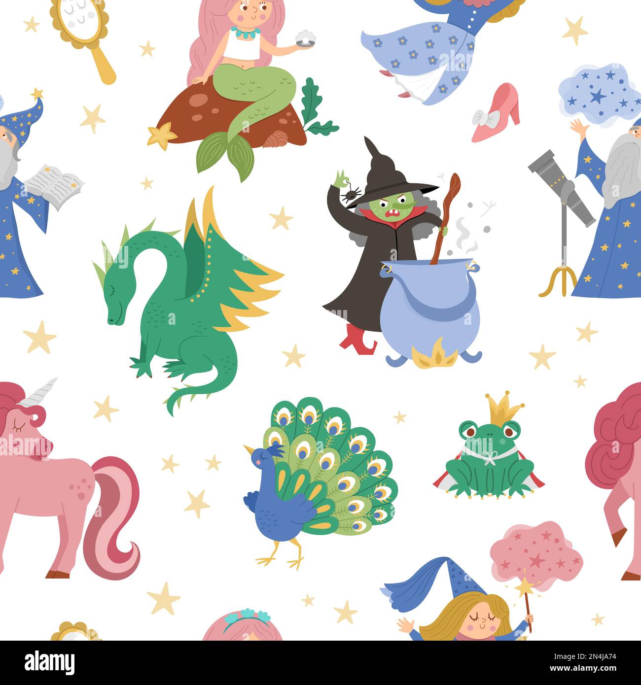 Fairytale castle Stock Vector Images - Alamy