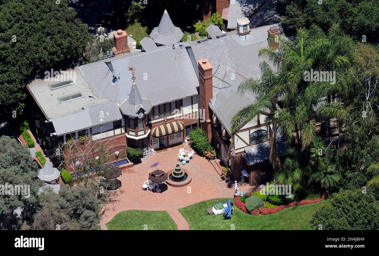 FILE - This June 29, 2009 file photo shows an aerial view of the family ...
