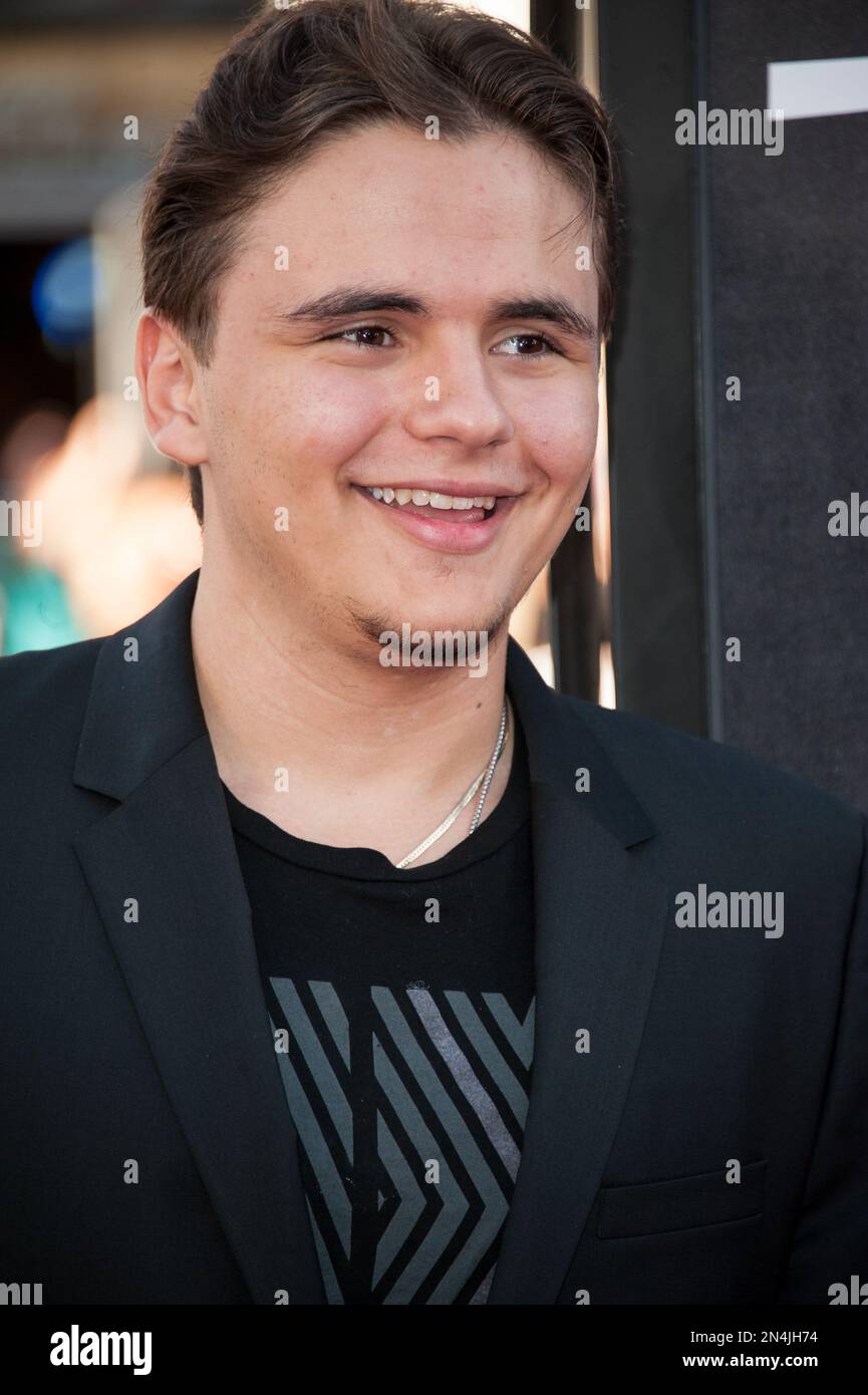 Prince Michael Jackson I arrives at the Los Angeles premiere of the 7th ...