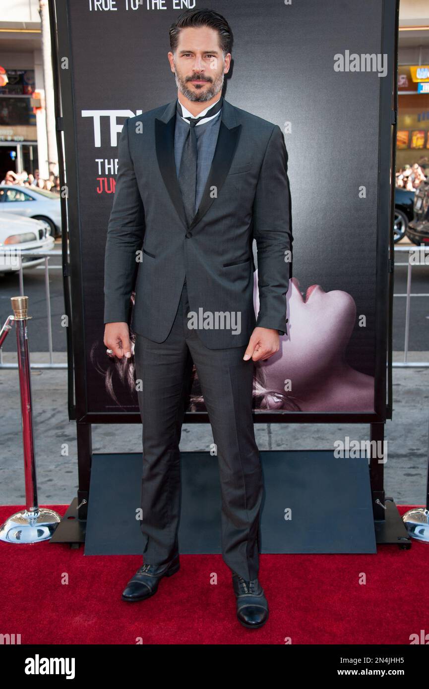 Joe Manganiello arrives at the Los Angeles premiere of the 7th and ...