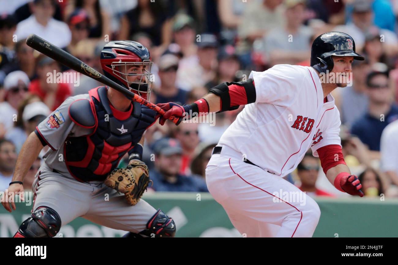 Boston Red Sox catcher A.J. Pierzynski (40) a baseball game at Fenway ...