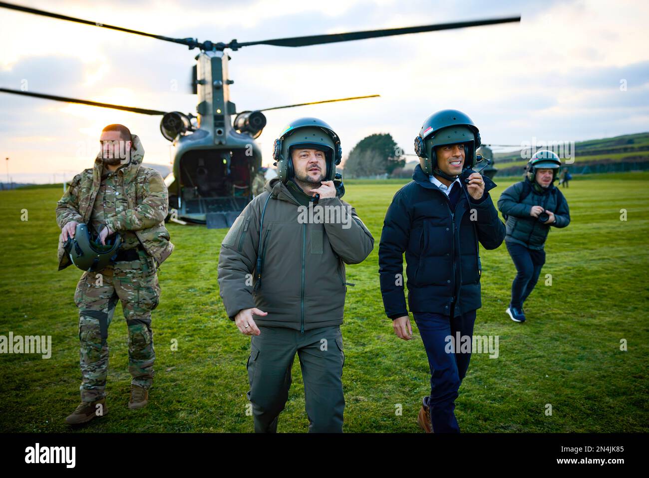 During a visit to the United Kingdom, President of Ukraine Volodymyr ...