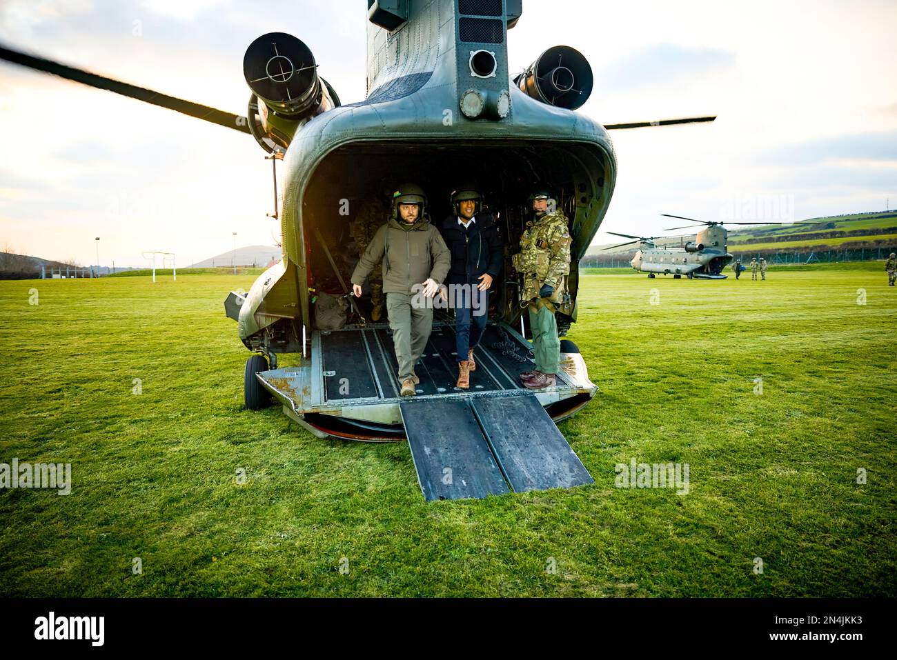 During a visit to the United Kingdom, President of Ukraine Volodymyr ...