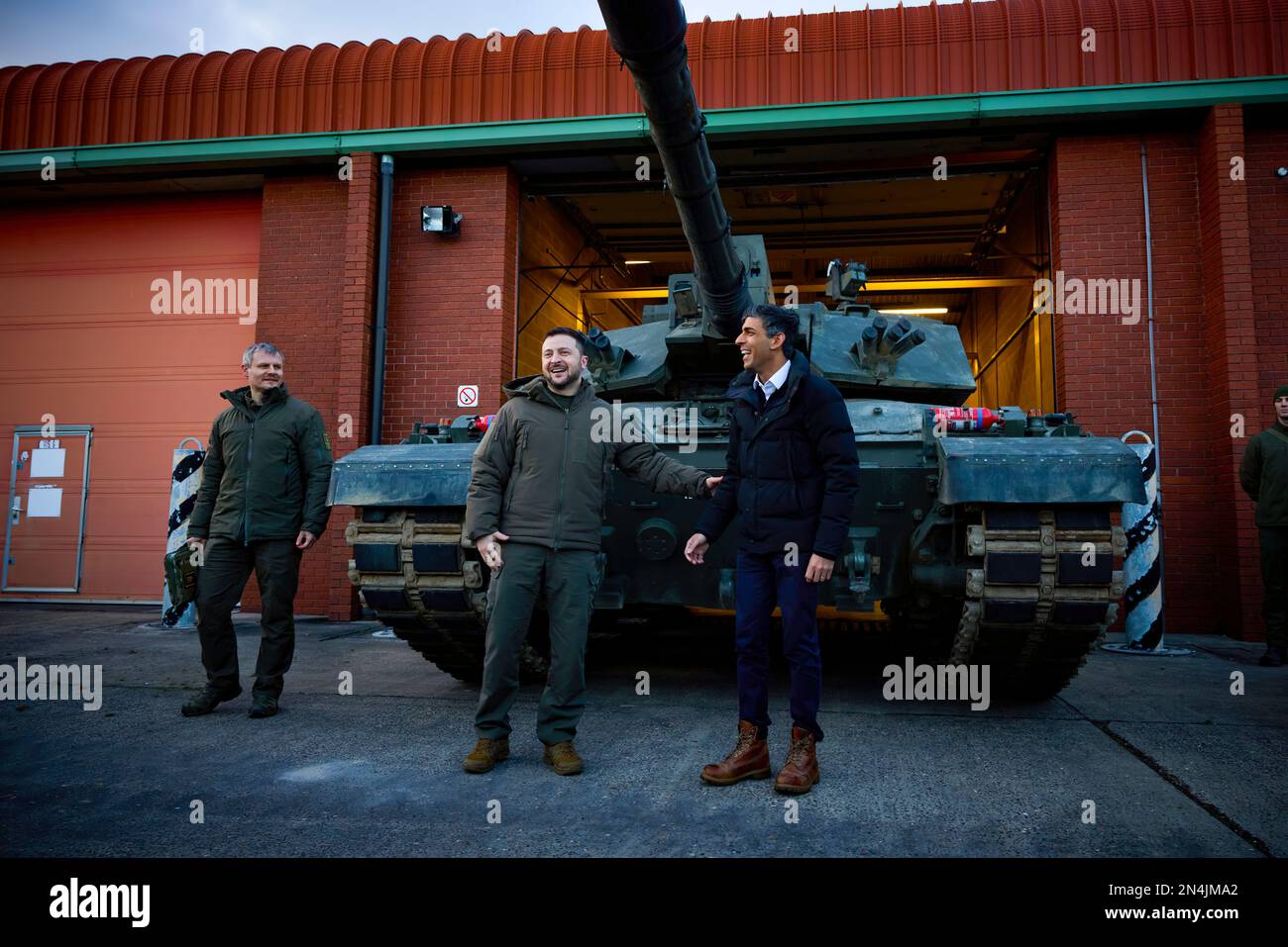 During a visit to the United Kingdom, President of Ukraine Volodymyr ...