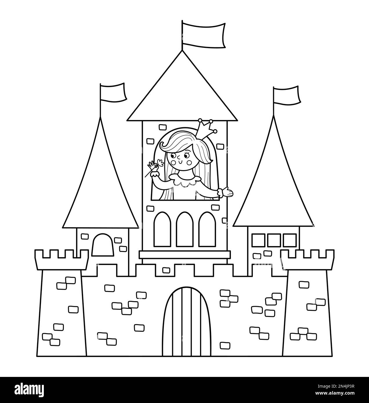 Fish Tank Castle Coloring Pages
