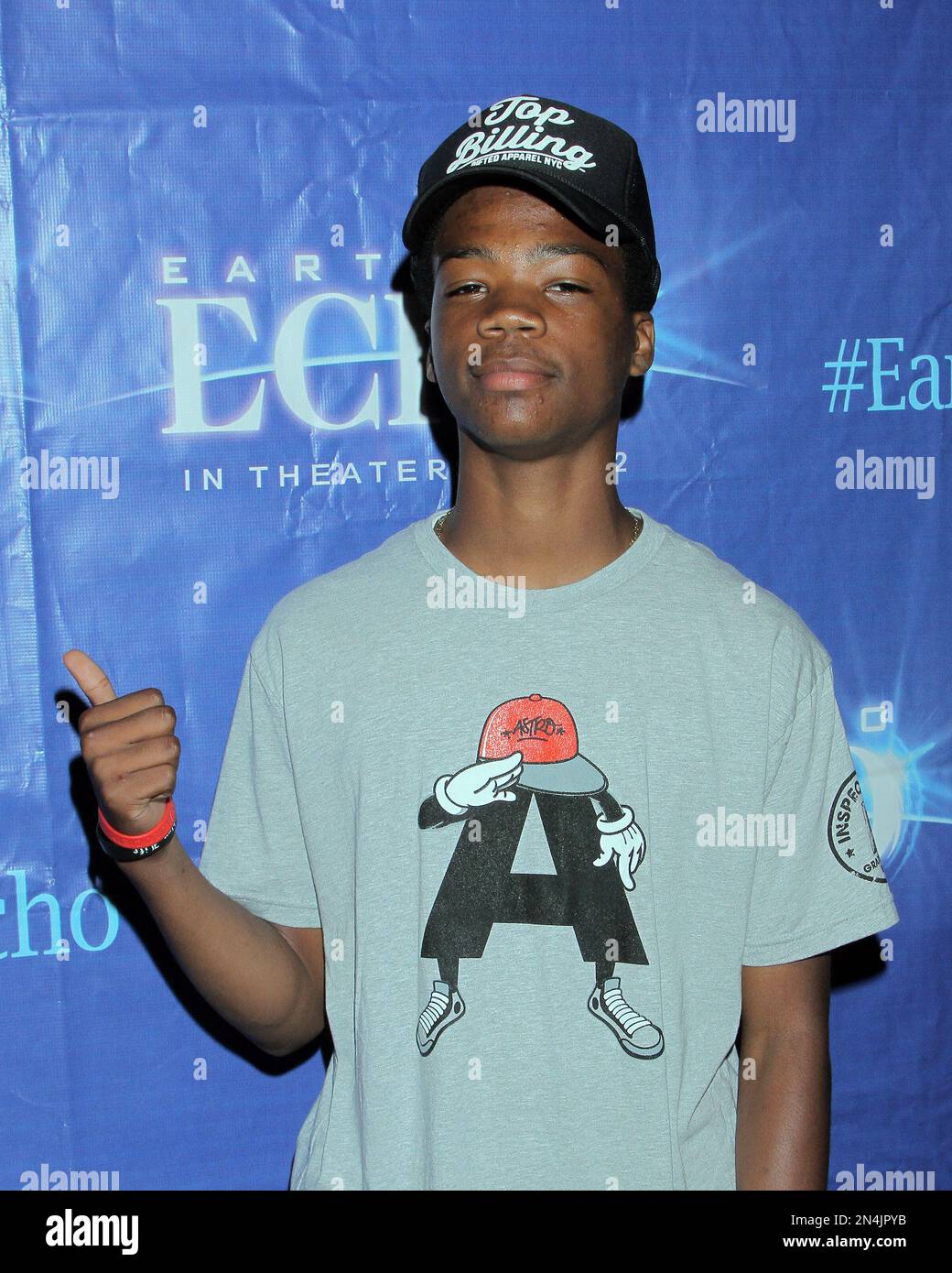 Actor Brian Bradley aka Astro seen at Holly Robinson Peete's Screening ...