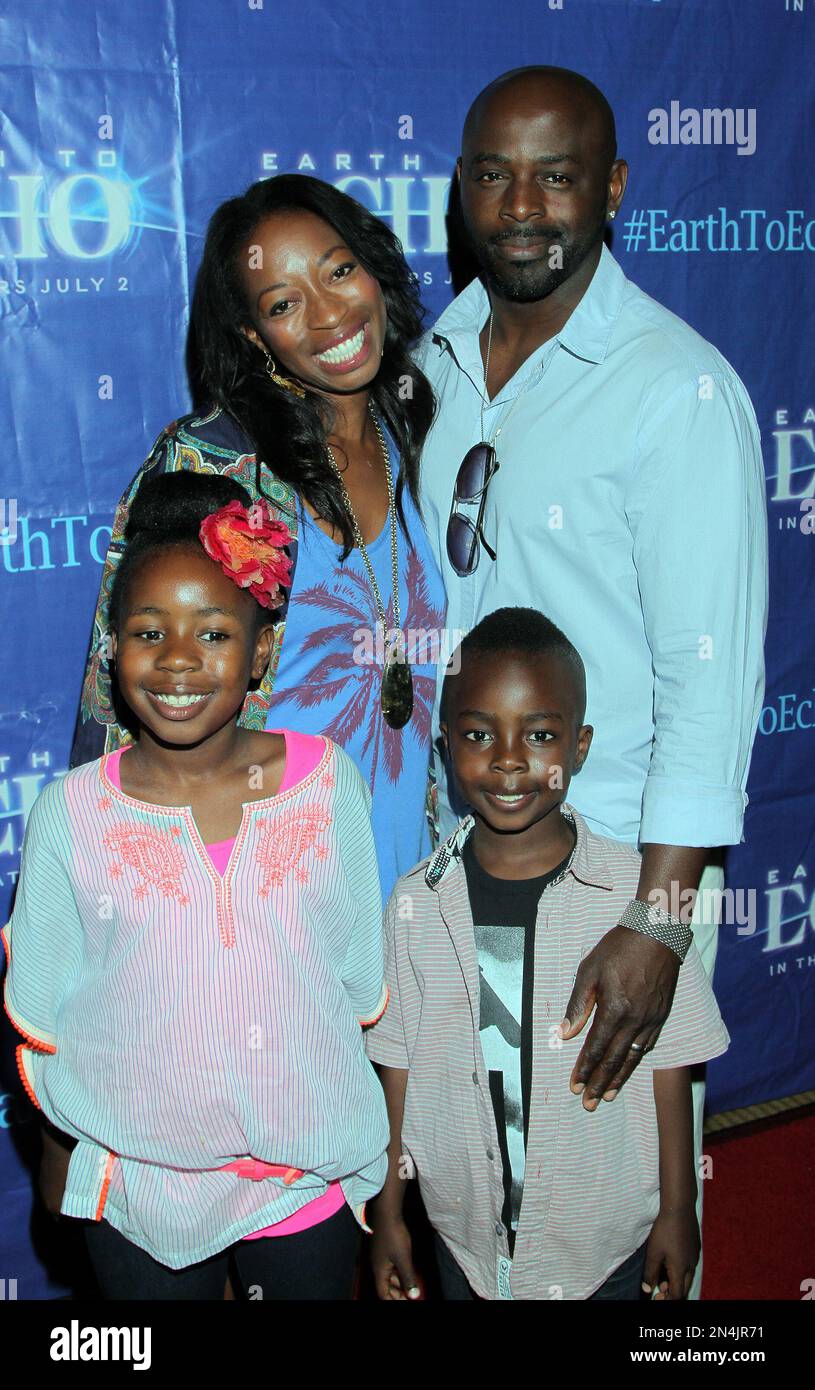 Actors Dahn Dior Ballard, Alimi Ballard and children seen at Holly Robinson Peete's Screening of ...