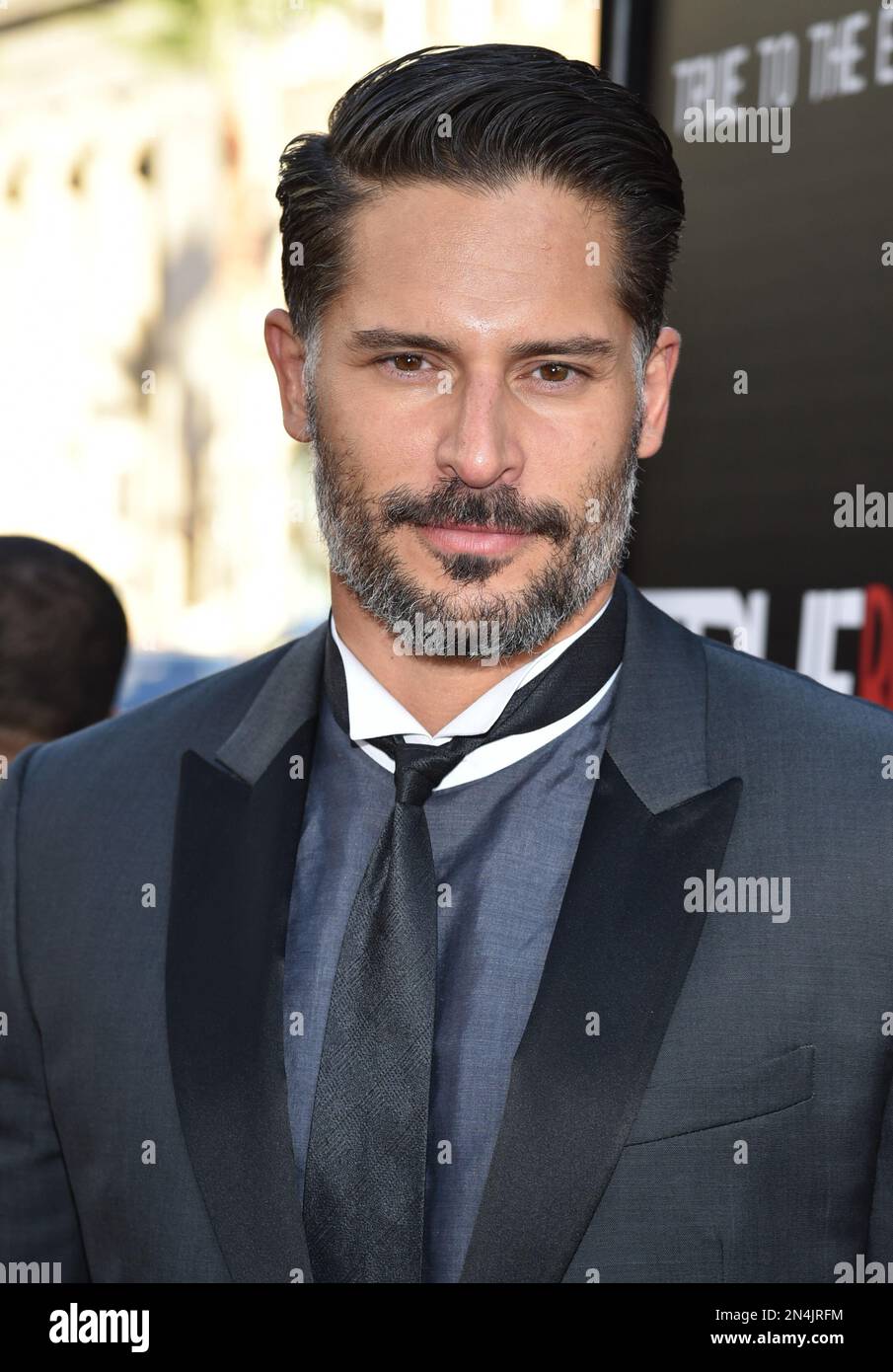 Joe Manganiello arrives at the Los Angeles premiere of the 7th and ...