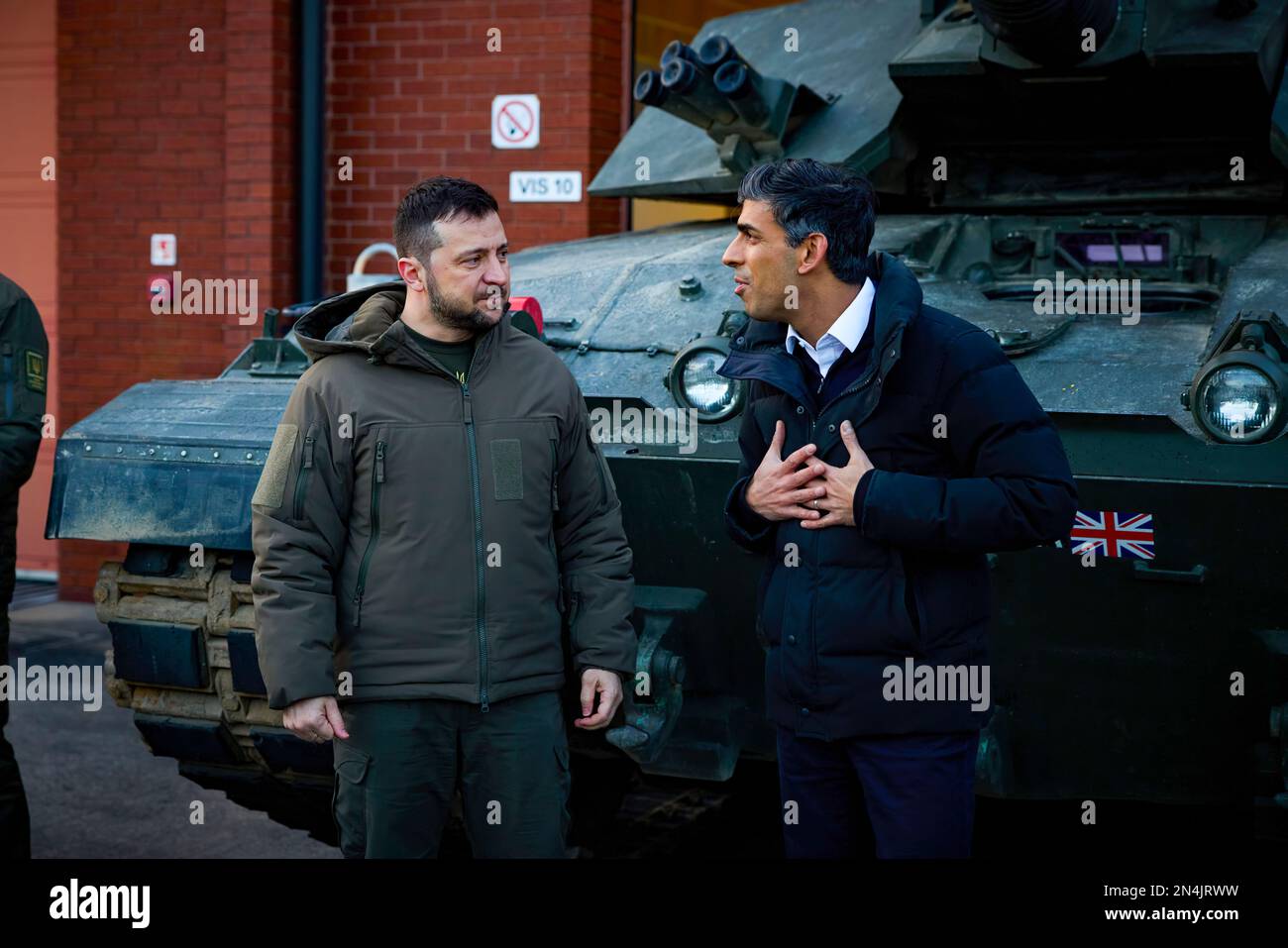 During a visit to the United Kingdom, President of Ukraine Volodymyr ...