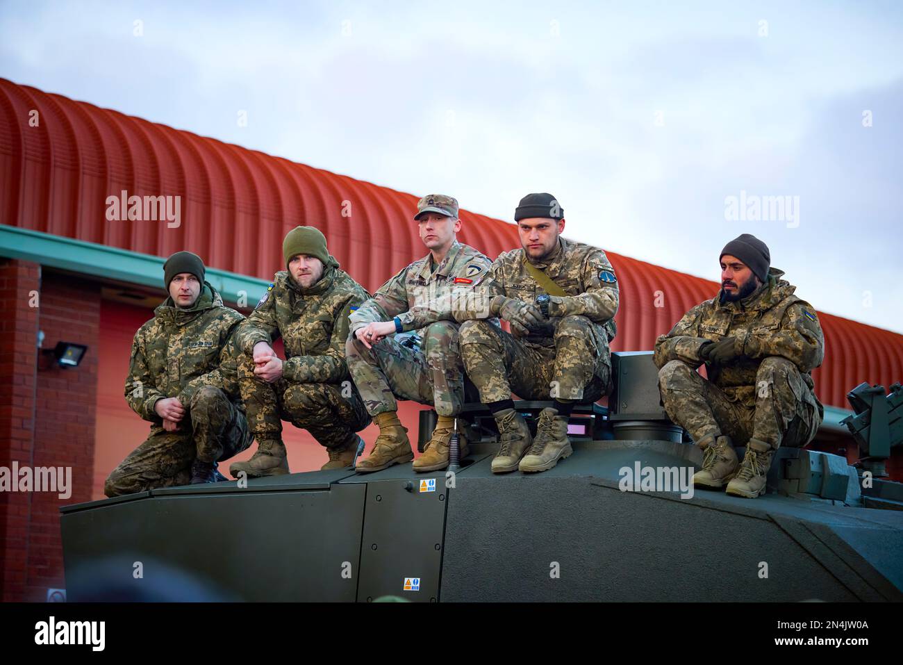 During a visit to the United Kingdom, President of Ukraine Volodymyr ...