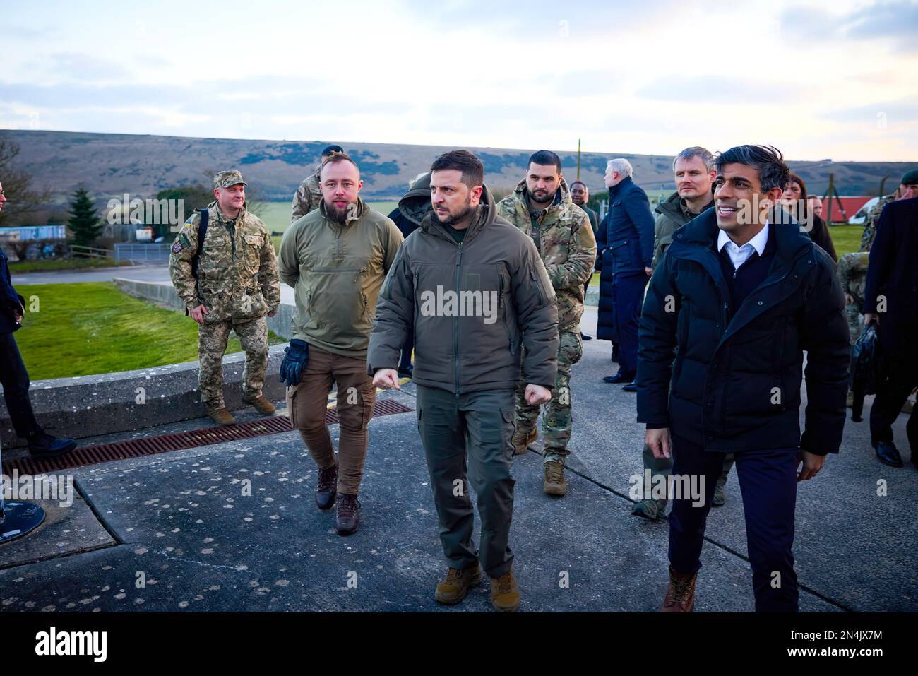 During a visit to the United Kingdom, President of Ukraine Volodymyr ...