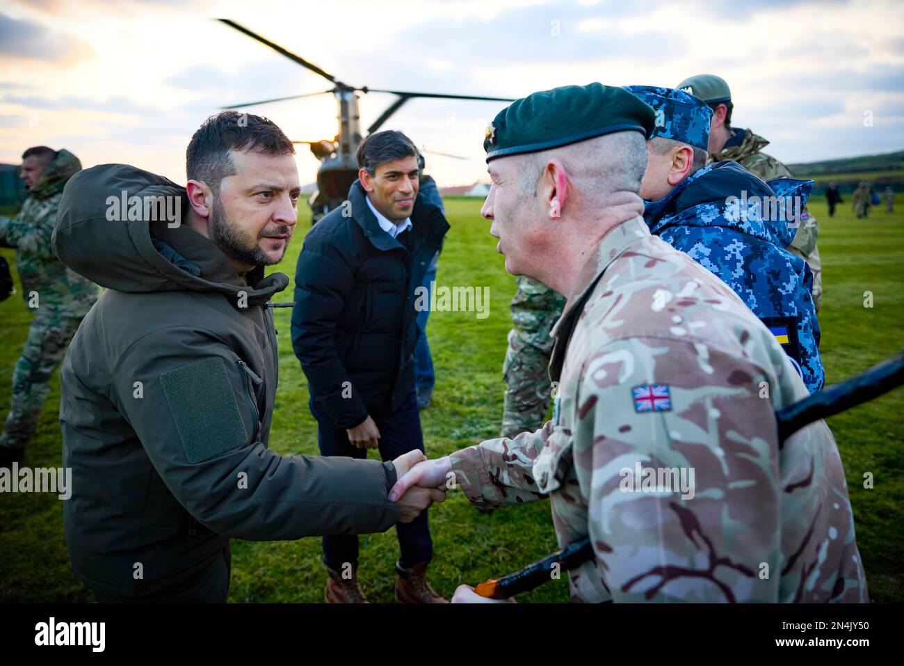During a visit to the United Kingdom, President of Ukraine Volodymyr ...