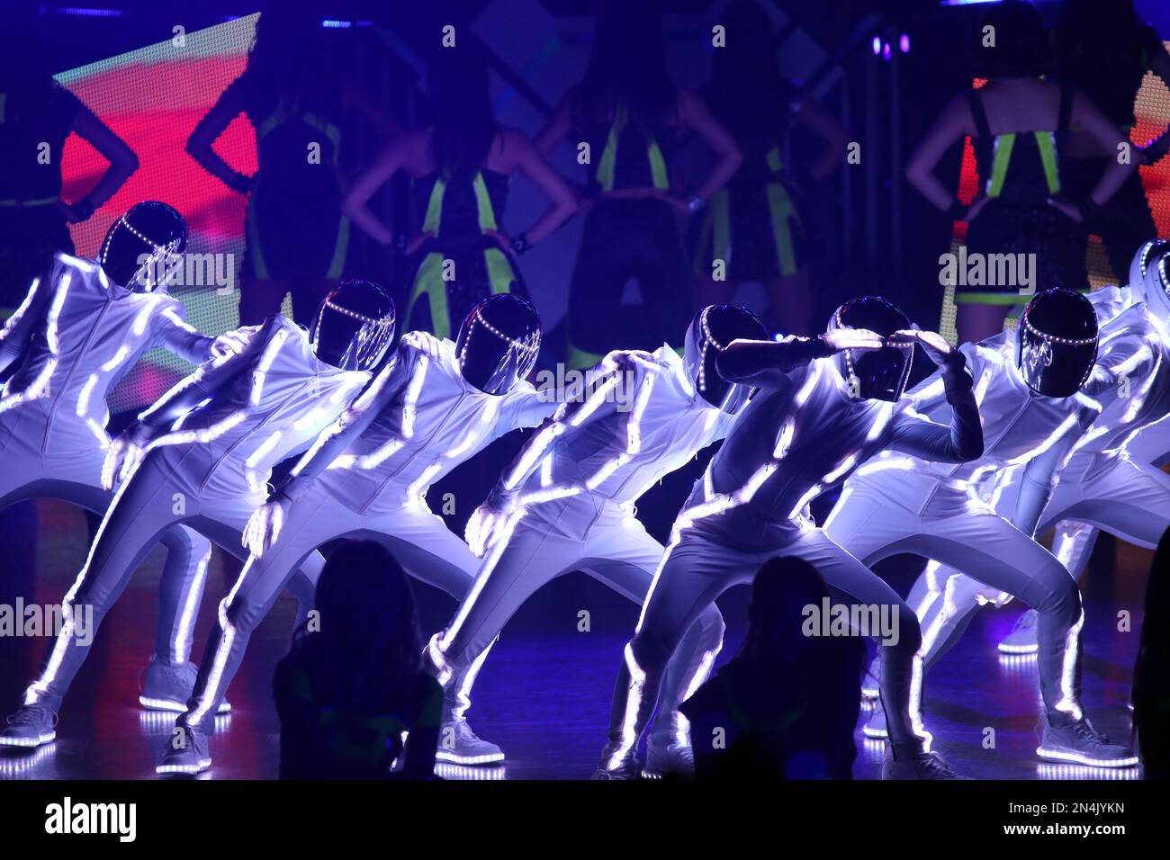 Japanese girl group E-girls and artists perform at the MTV Video Music ...