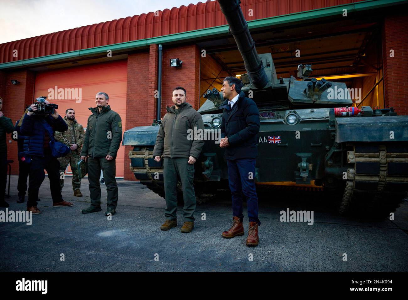 During a visit to the United Kingdom, President of Ukraine Volodymyr ...