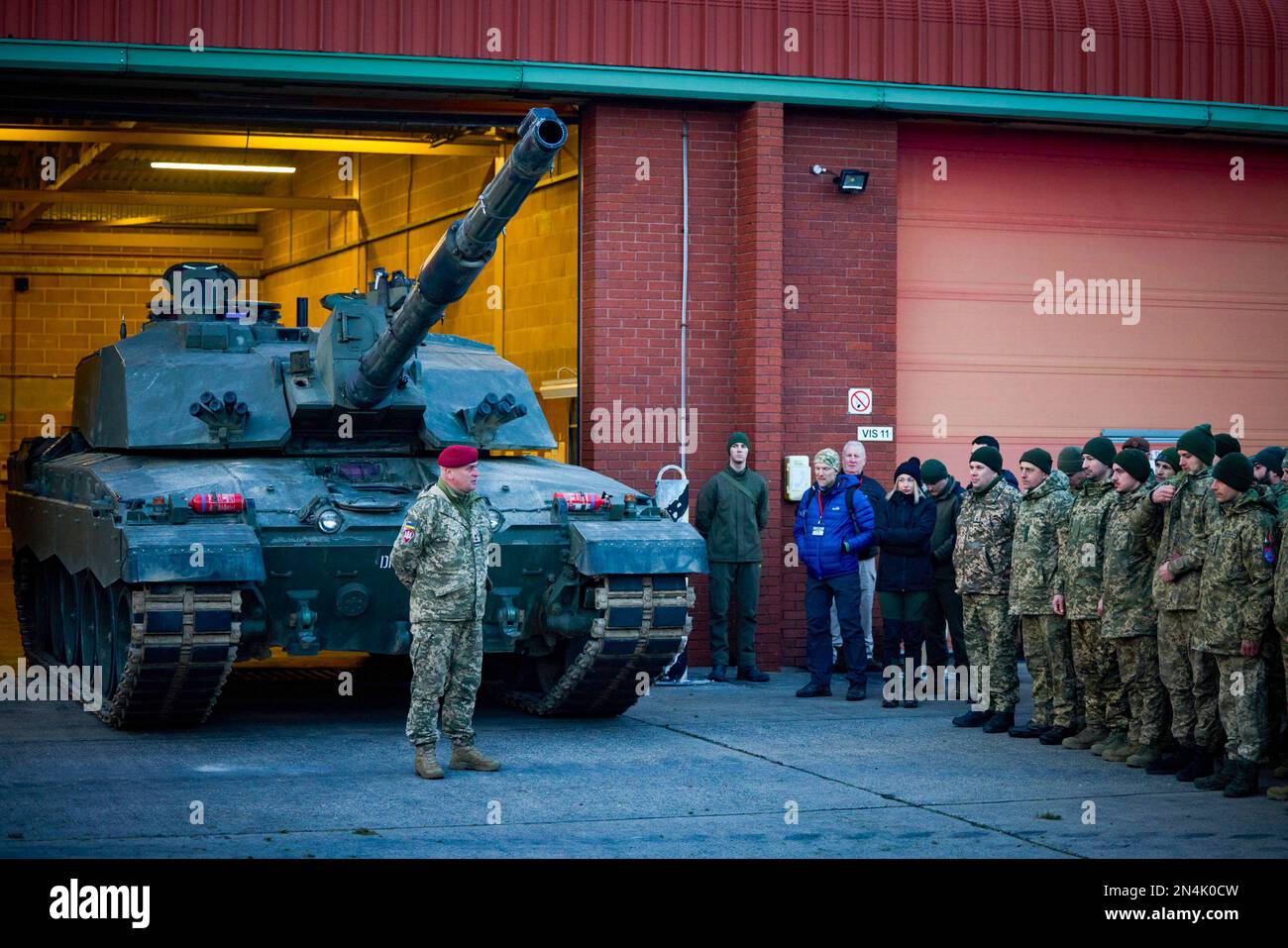 During a visit to the United Kingdom, President of Ukraine Volodymyr ...