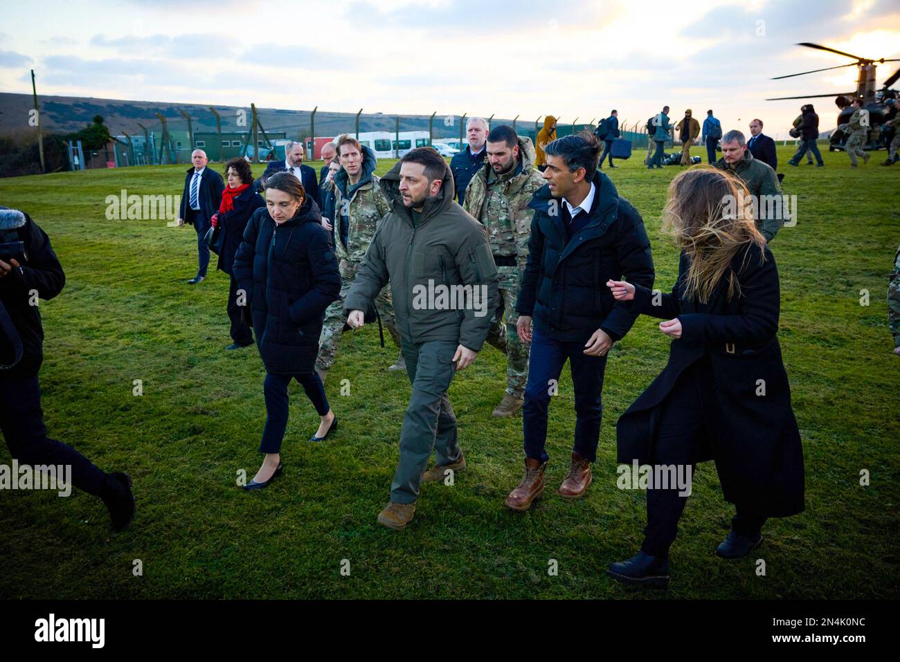 During a visit to the United Kingdom, President of Ukraine Volodymyr ...