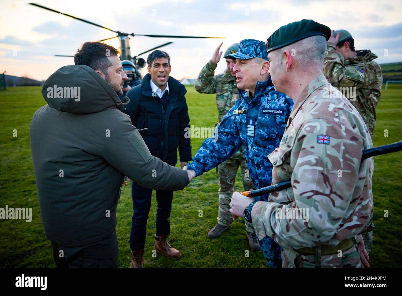 During a visit to the United Kingdom, President of Ukraine Volodymyr ...