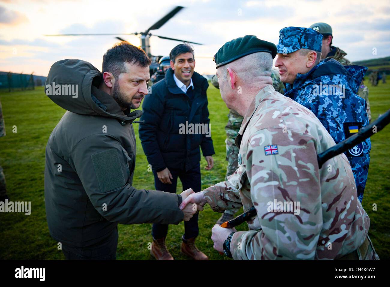 During a visit to the United Kingdom, President of Ukraine Volodymyr ...