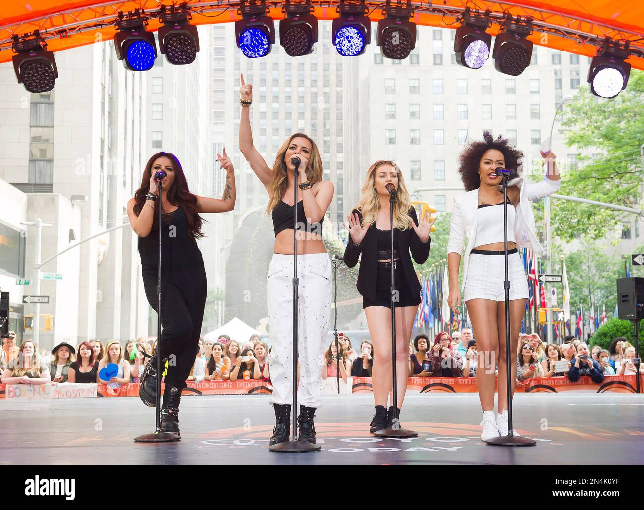 Little Mix members, from left, Jesy Nelson, Jade Thirlwall, Perrie ...