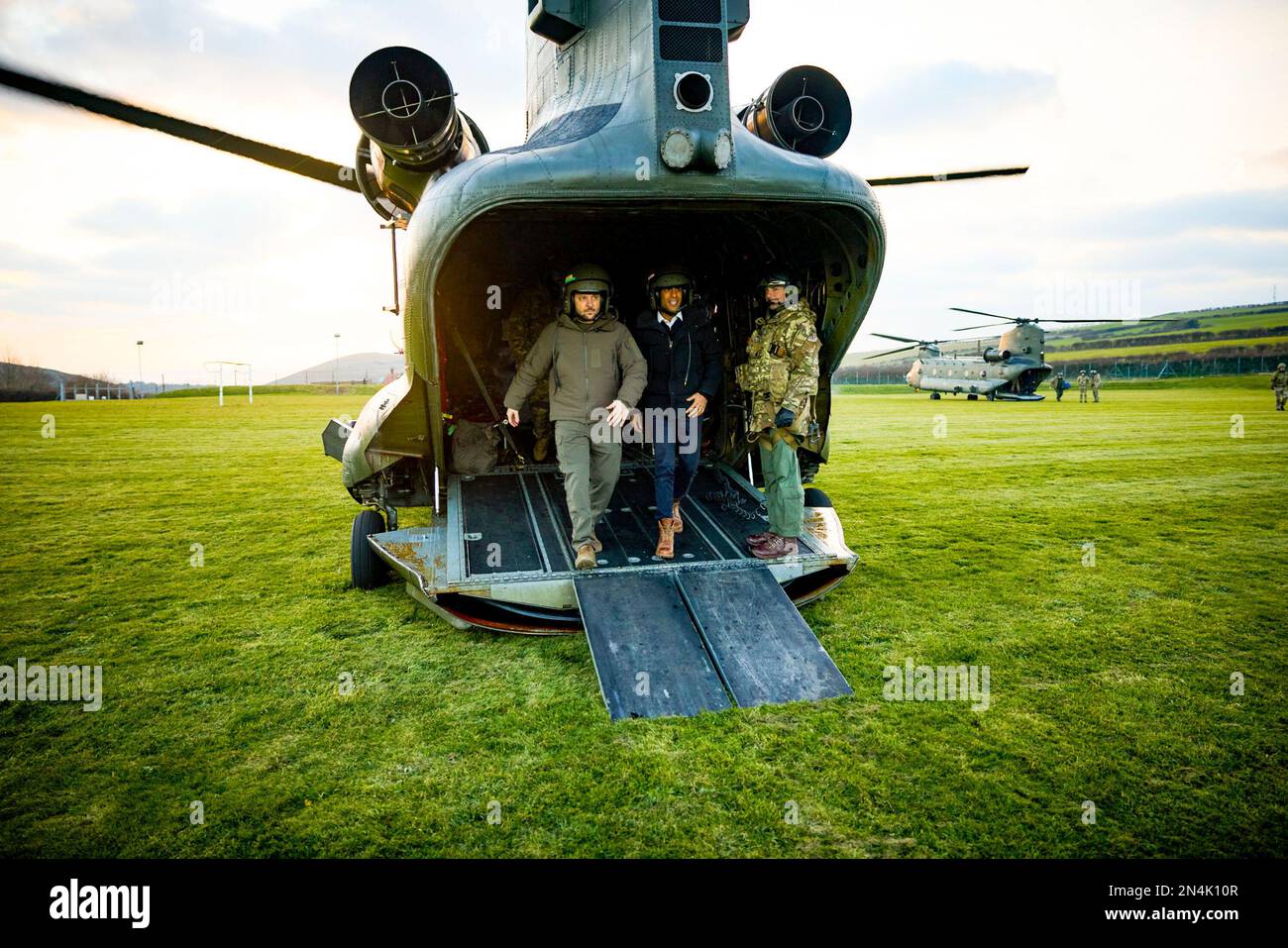 During a visit to the United Kingdom, President of Ukraine Volodymyr ...