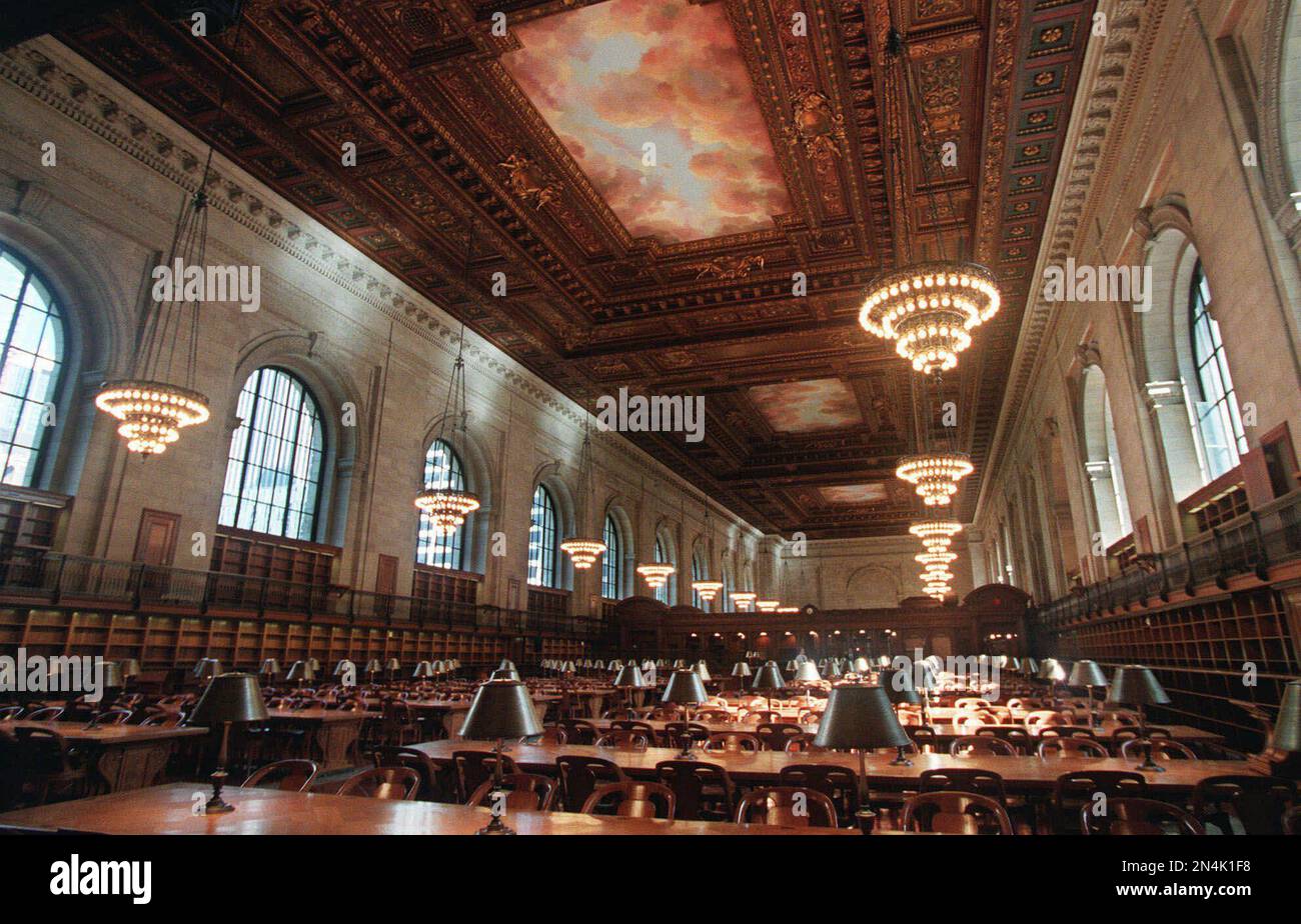 FILE - This Sept. 28, 1998 file photo shows the Rose Main Reading Room ...