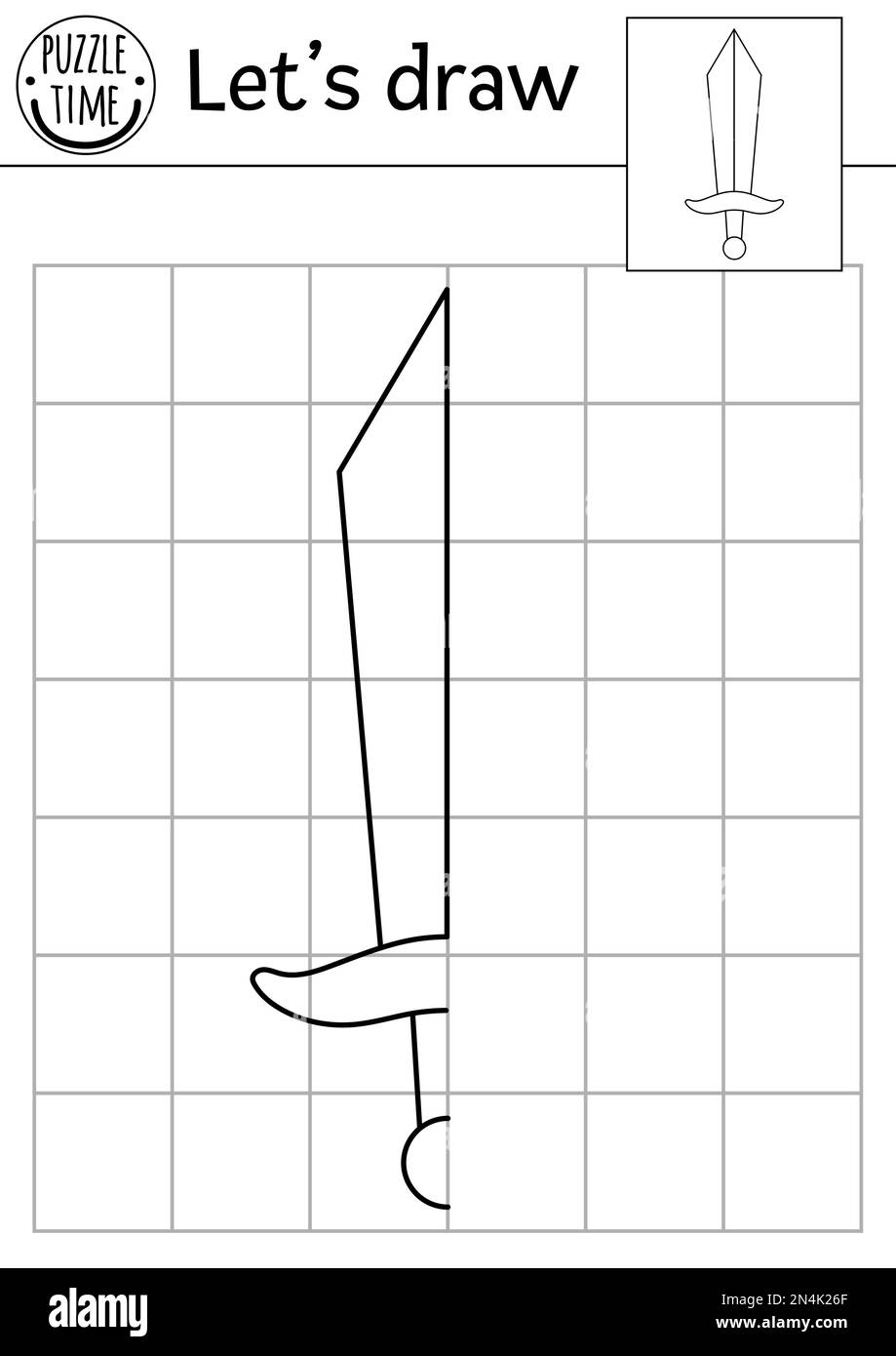 Knight Drawing For Kids